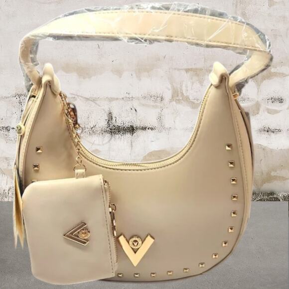 Valentino Orlandi | Bags | Valentino Orlandi Cream Nwt Hobo Bag | Poshmark